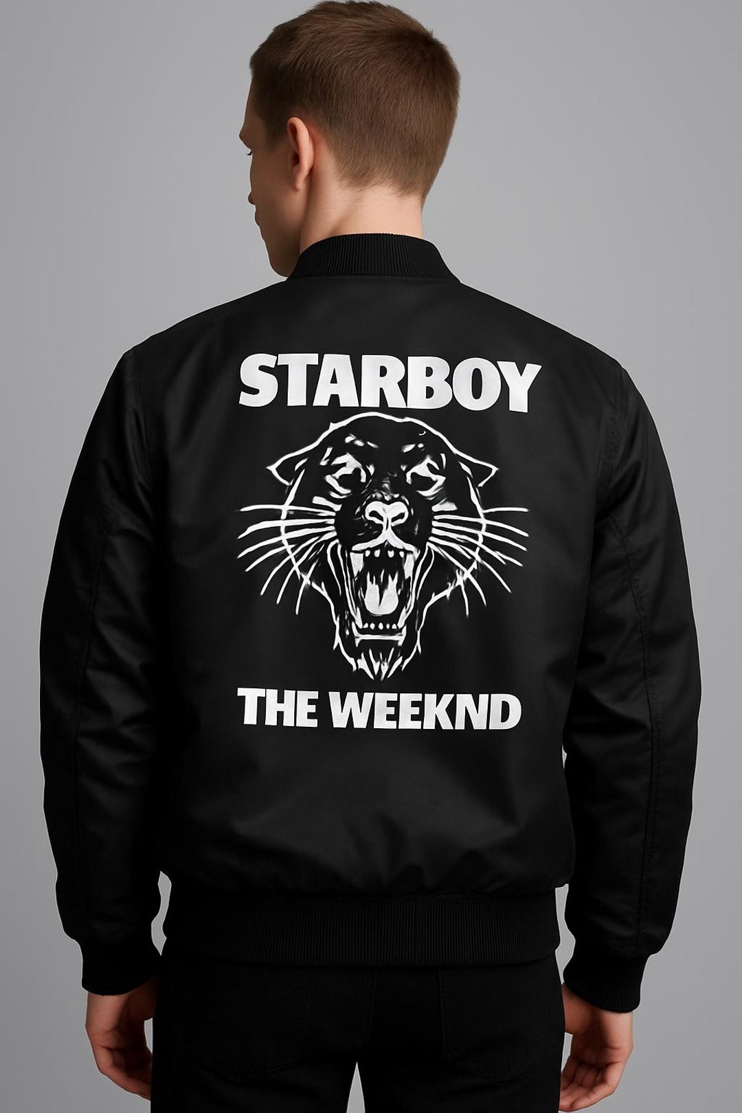 Men's XO Satin Bomber Jacket: the Weeknd Inspired Streetwear - Etsy
