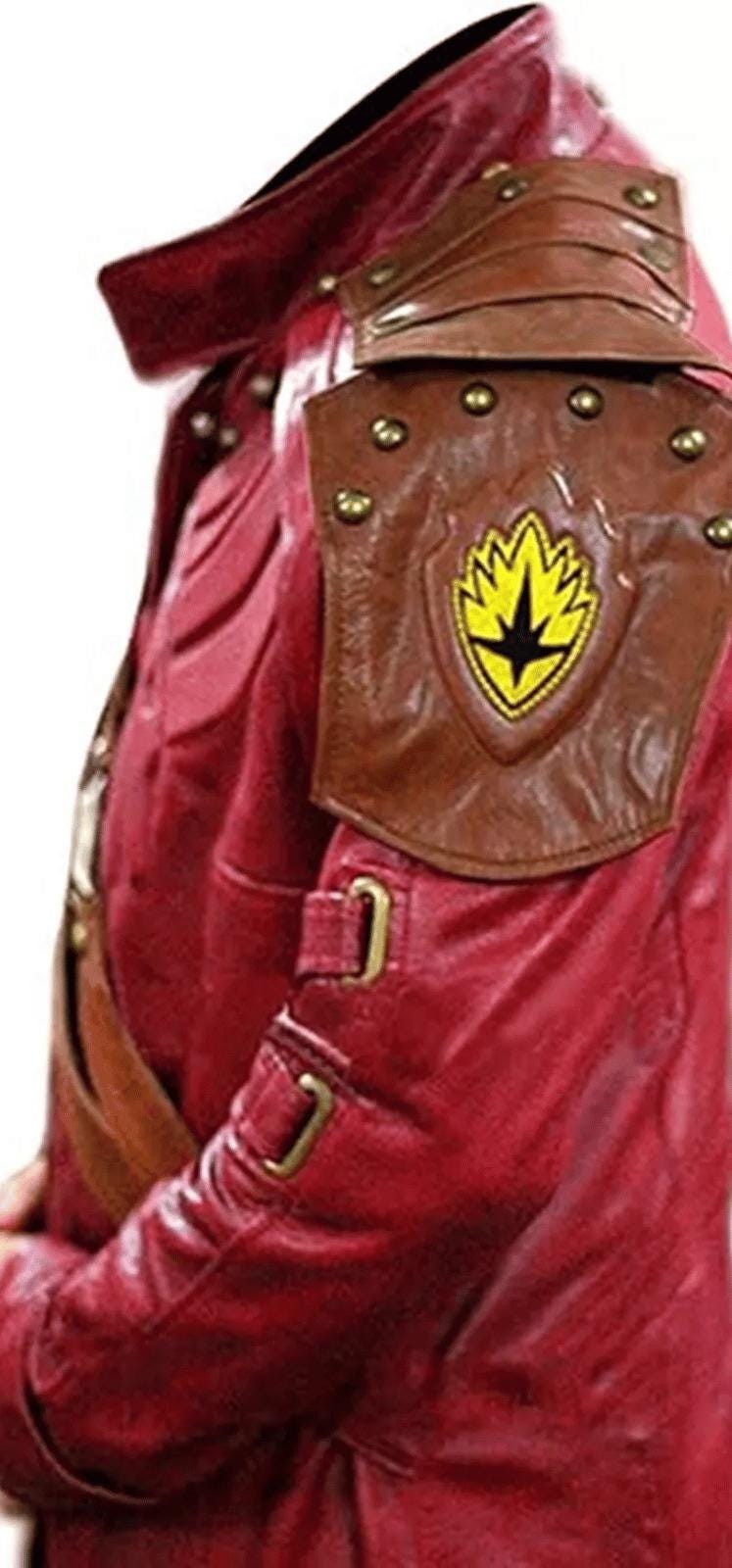 Star Lord Style Faux Leather Coat – Sci-fi Inspired Cosplay Jacket for ...