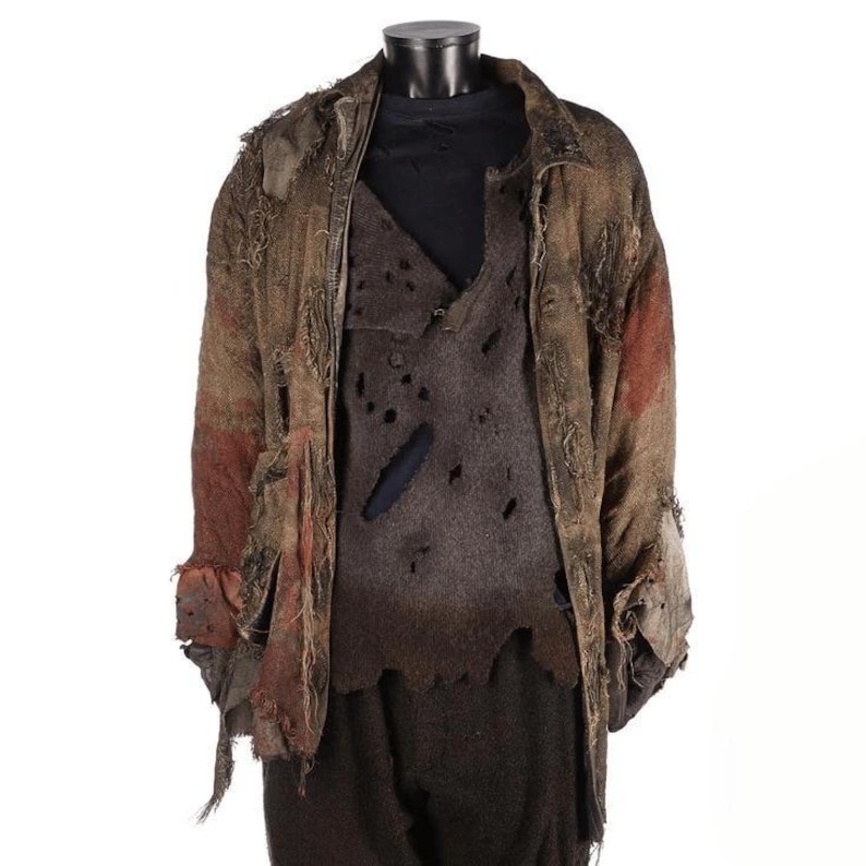 Handmade Freddy Vs. Jason Costume: Burlap Coat & Fleece Set - Etsy