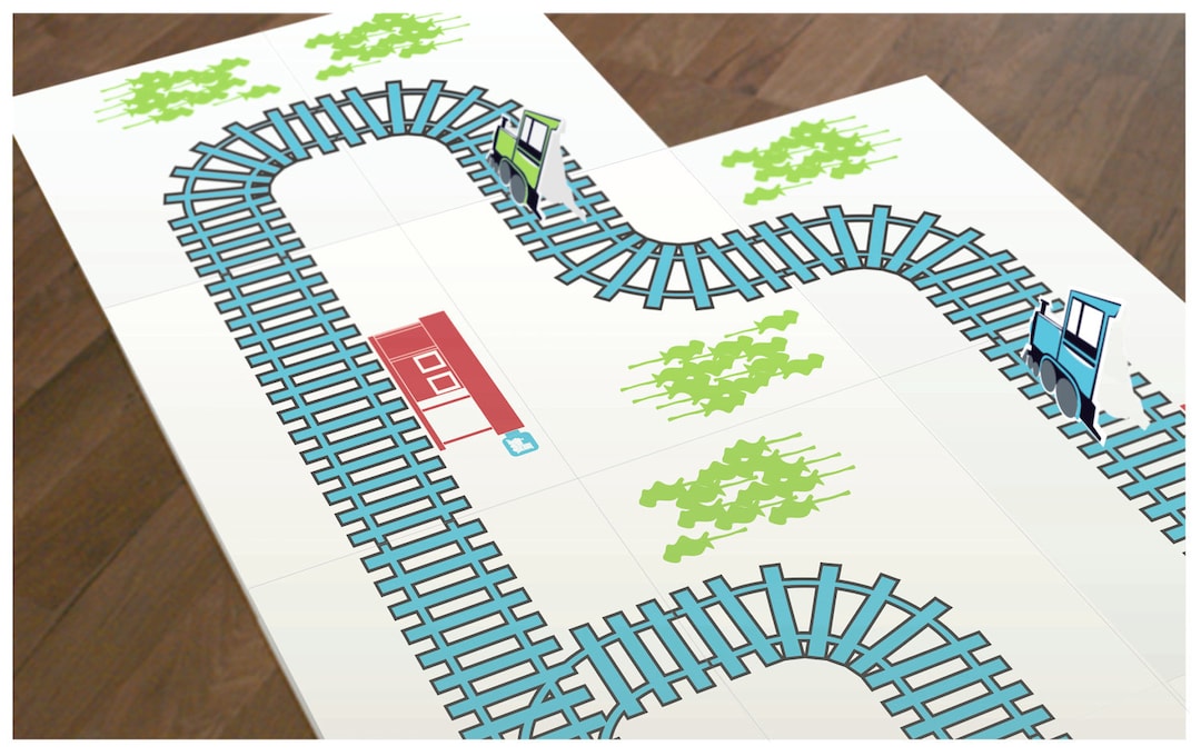 Paper Toy, RAILROAD Paper Printables Diy Kit, Paper Doll House Kids ...