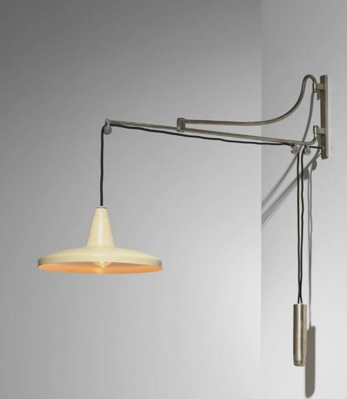 Italian Counter Weighted Gallows From the 60s in Nickel-plated Brass by ...