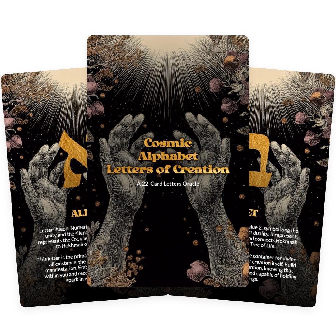 Cosmic Alphabet - Letters of Creation - 22 Hebrew Letters and Jewish ...
