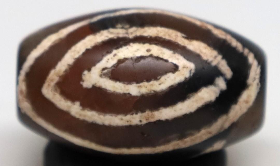 Antique One Eye Dzi Agate Amulet Bead - Tibetan Phum Style - Etsy