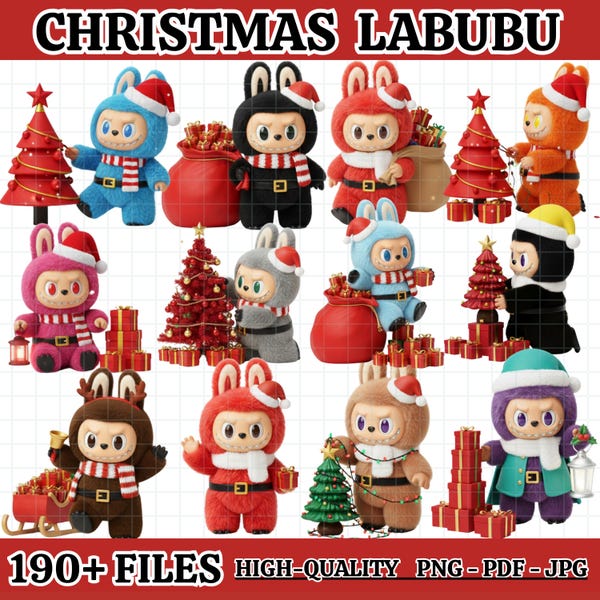 Red Labubu - Etsy