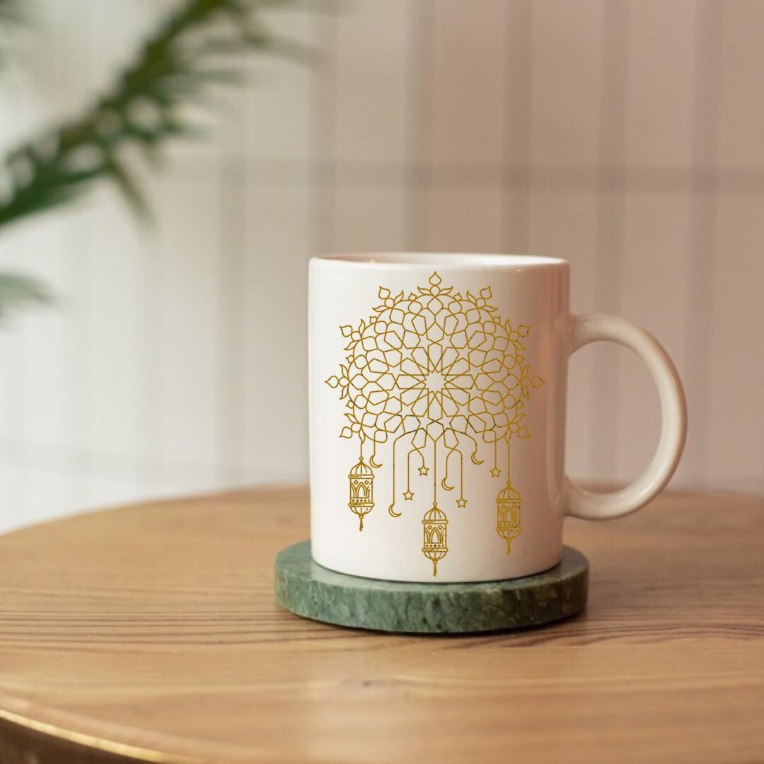 Moroccan Mug Wraps – Islamic Mug Design – Sublimation PNG – Digital ...