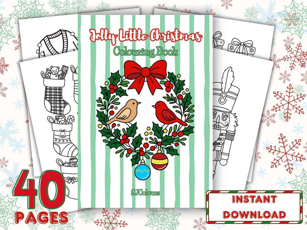 Jolly Little Christmas Coloring Pages PDF | Printable Christmas ...