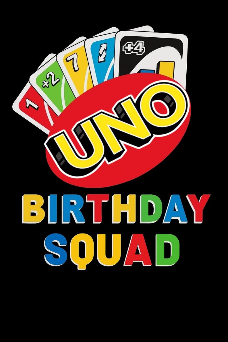 Uno Birthday Squad - Etsy