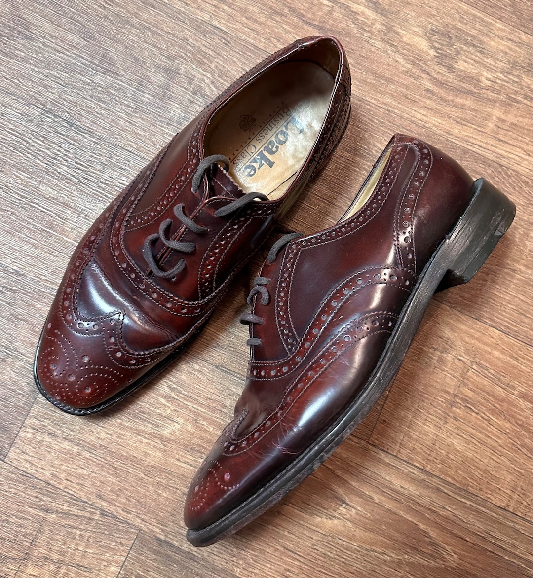 Mens Shoes Mens 1960s Vintage Loake Leather Brogues UK 7.5 Loake Shoes ...