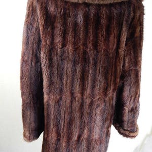 Vintage Mink Fur Coat Amazing Original 1940s Mink Fur Coat UK Size 12/ ...