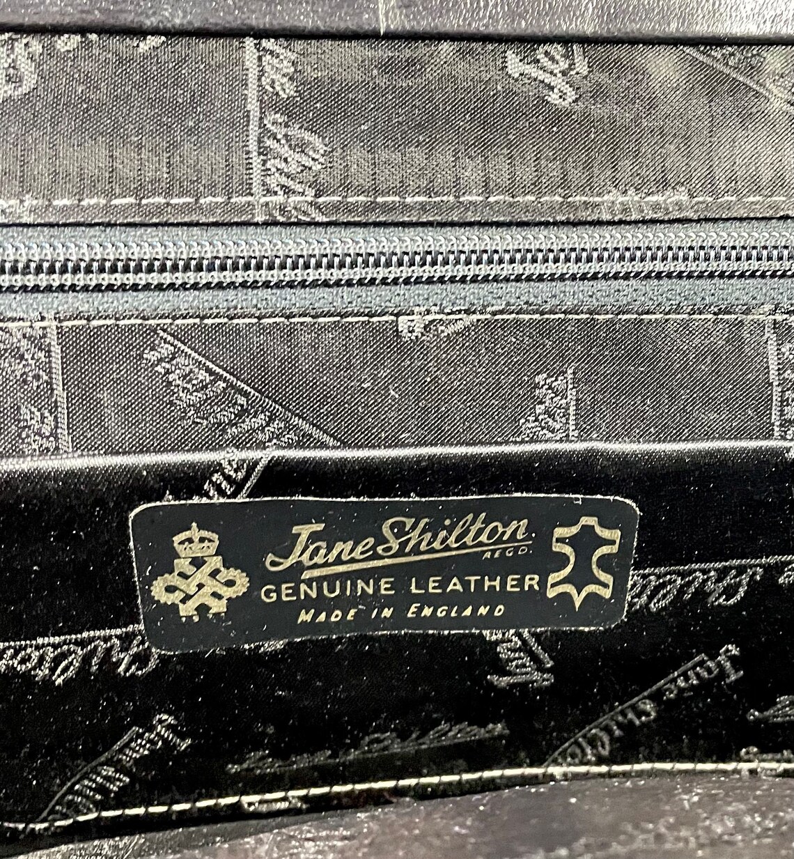 Vintage Handbag 1970s Vintage Black Patent Leather Jane Shilton Handbag ...