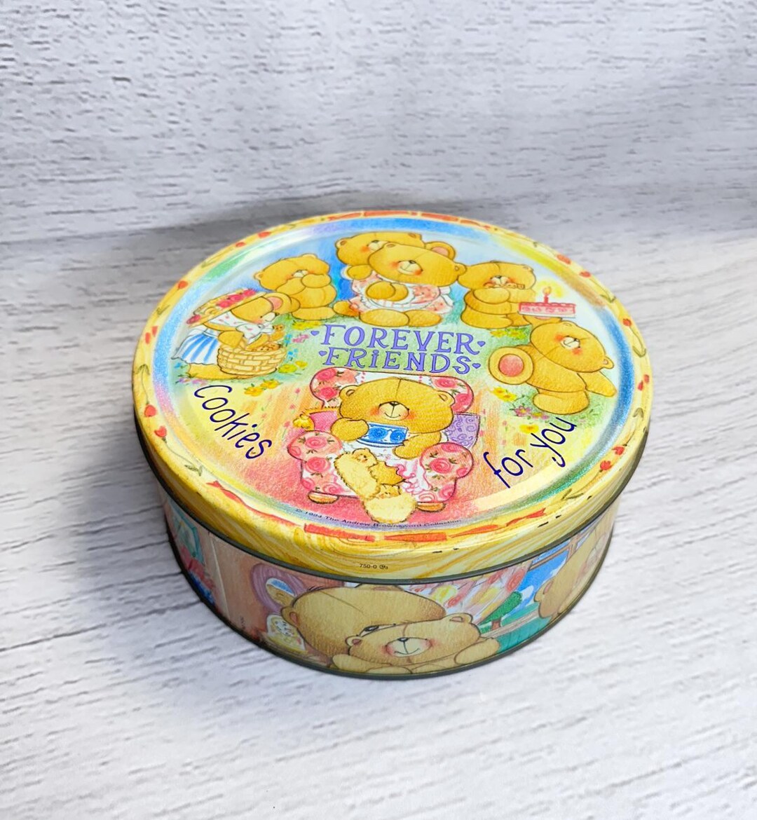 Vintage Collectibles 1990s Vintage Forever Friends Cookie Tin, Unique ...