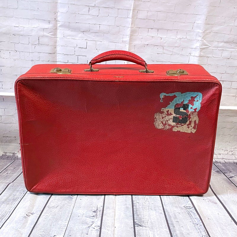 Retro Suitcase - Etsy