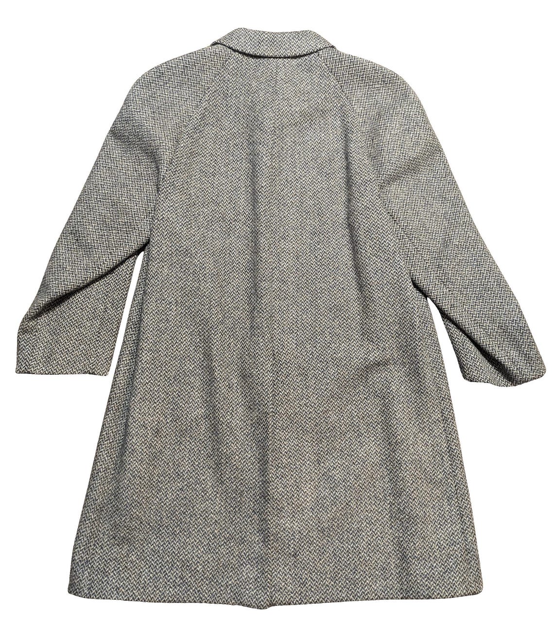 Mens Vintage Overcoat Dunn & Co Tweed Crombie Overcoat Size Medium ...