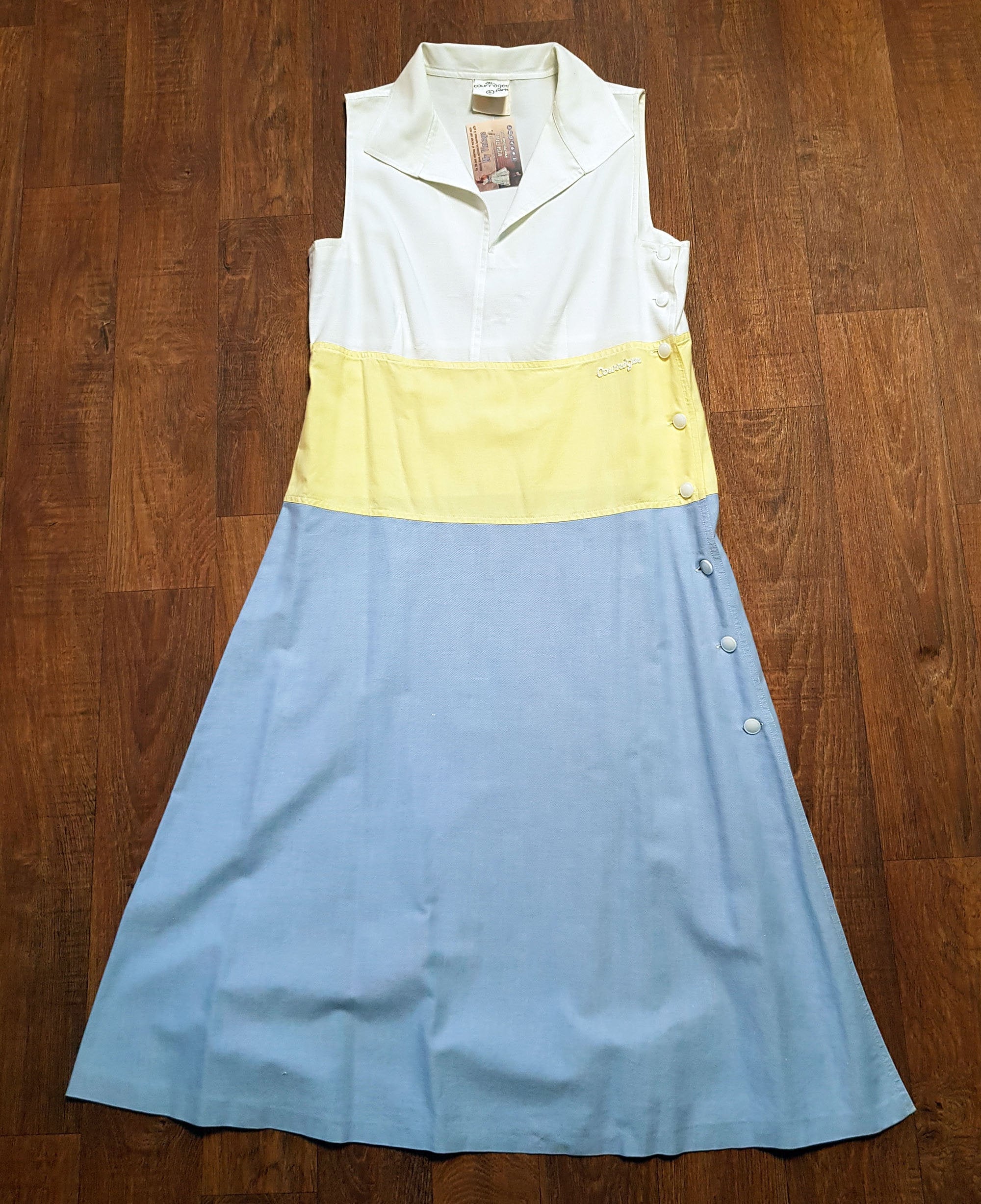 Vintage Courreges Dress Vintage 1960s Designer Courreges Shift Dress UK ...