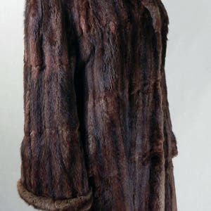 Vintage Mink Fur Coat Amazing Original 1940s Mink Fur Coat UK Size 12/ ...