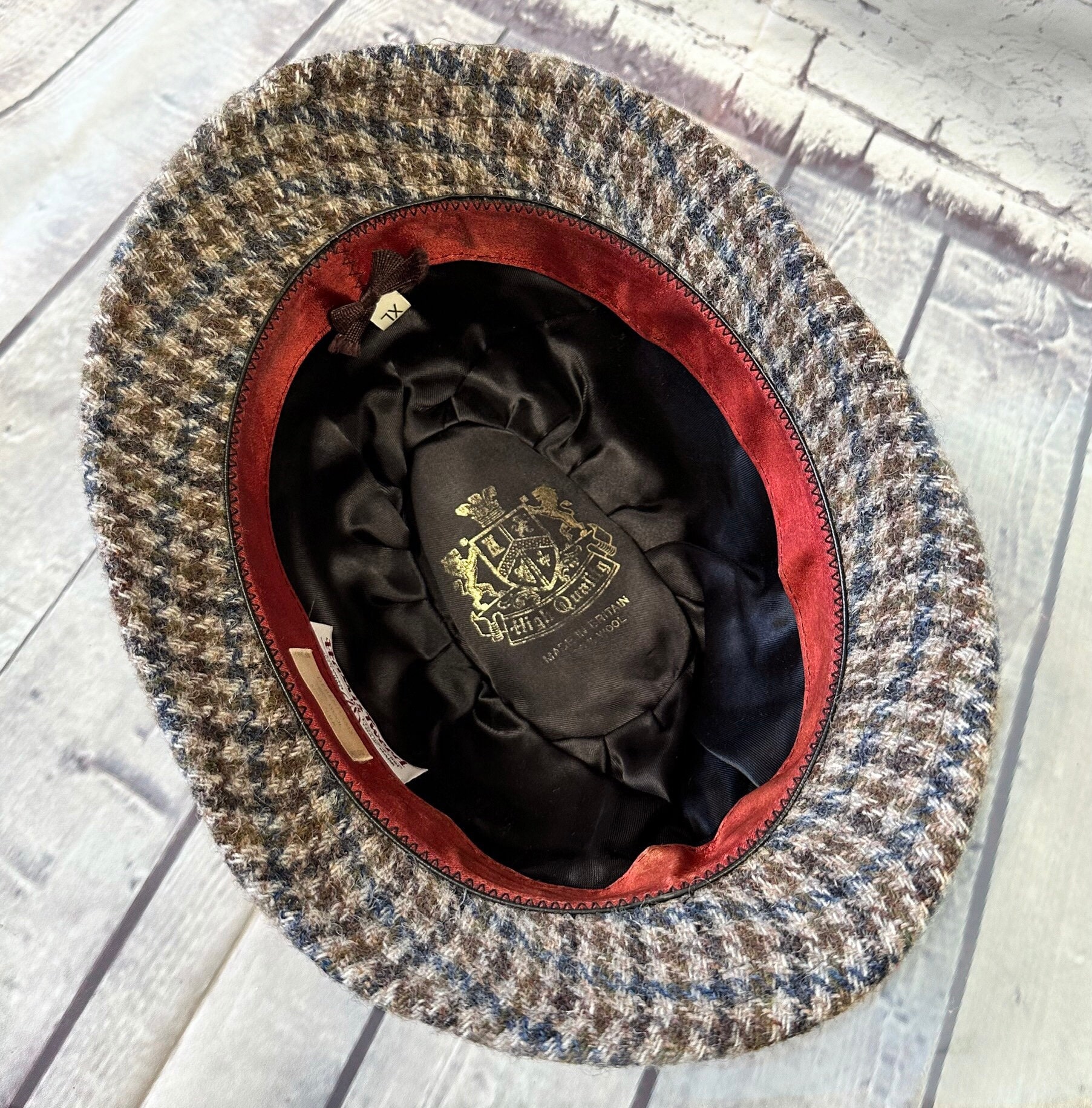 Vintage Trilby Mens Vintage Harris Tweed Trilby Hat, Fashion History ...