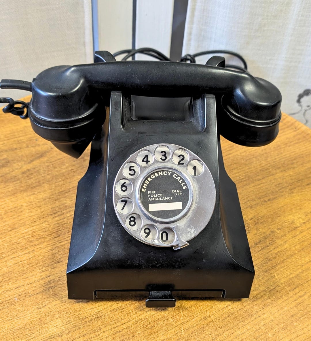 Vintage Phone | 1940s Vintage GEC Black Bakelite Telephone With Tray ...