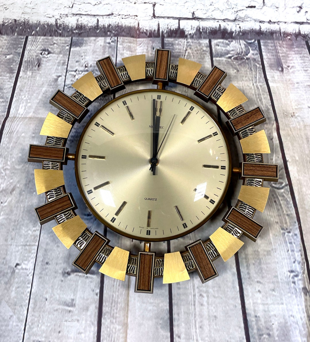 Vintage Wall Clock Original 1970s Vintage Metamec Wall - Etsy