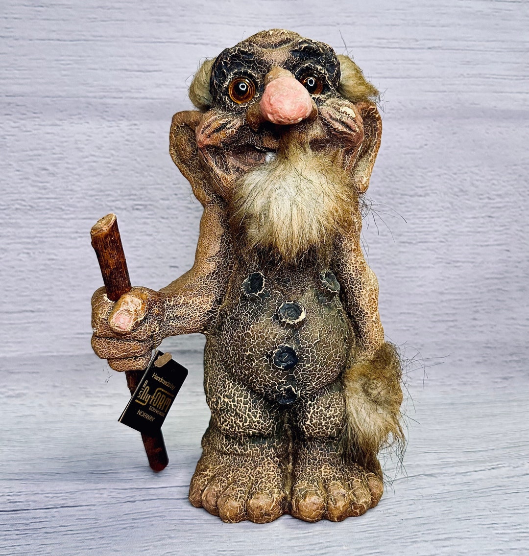 Vintage Troll Vintage Nyform Norwegian Old Man Troll Tagged No 116 ...