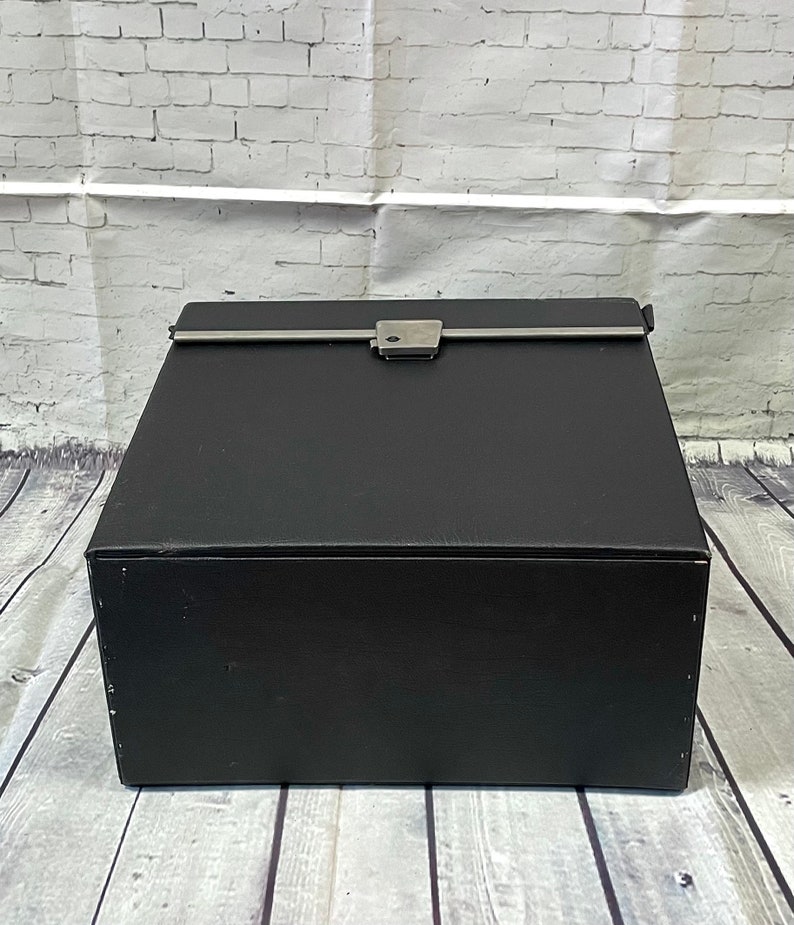 Vintage Record Case 1970s Vintage Black 12 Vinyl | Etsy