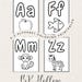 A–Z Alphabet Coloring Pages With Uppercase & Lowercase Letters ...