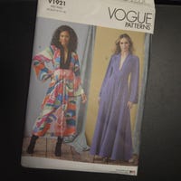 V- Neck Dress Sewing Pattern Reproduction - Etsy