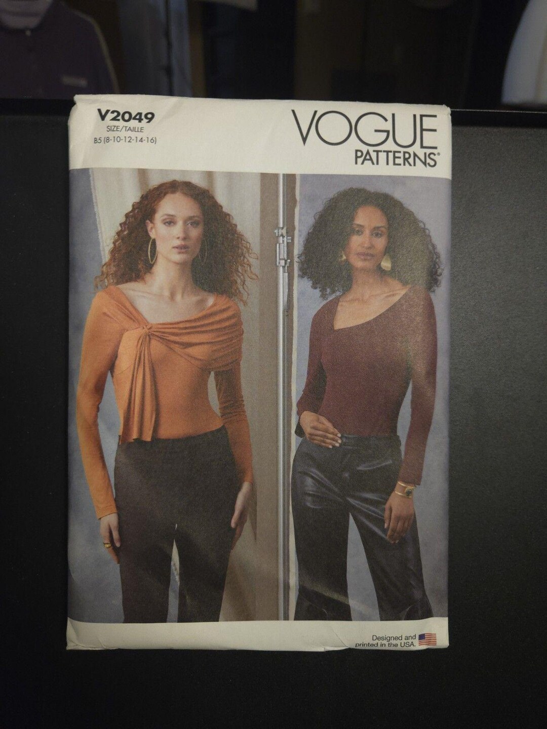 UNCUT Vogue V2049 Misses Close Fitting Bodysuits B5 (8-16) Sewing ...