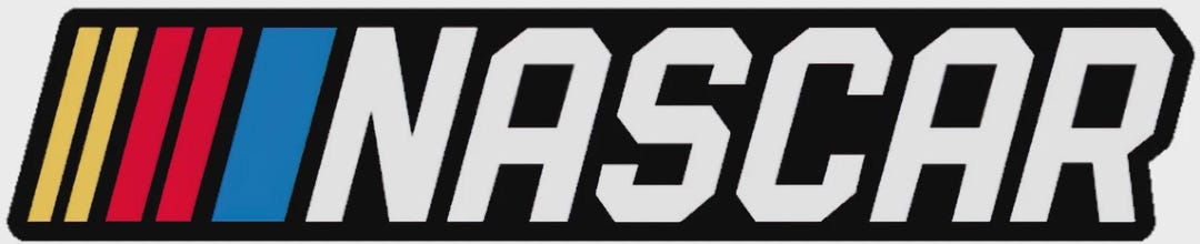 Nascar Racing Logo Car Vinyl Window Decal Large Laptop Sticker 10" X 2. ...