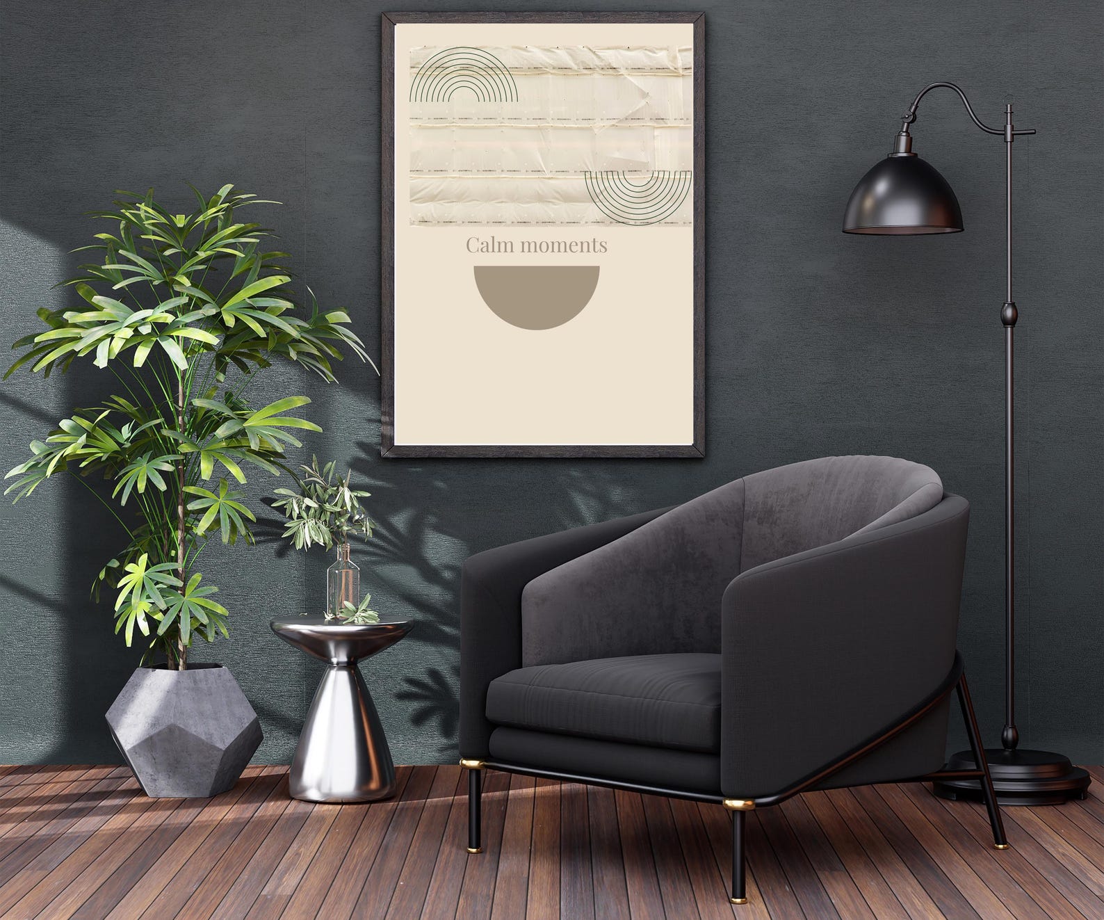 Calm Moments Printable Wall Art, Neutral Boho Decor, Minimalist Beige ...