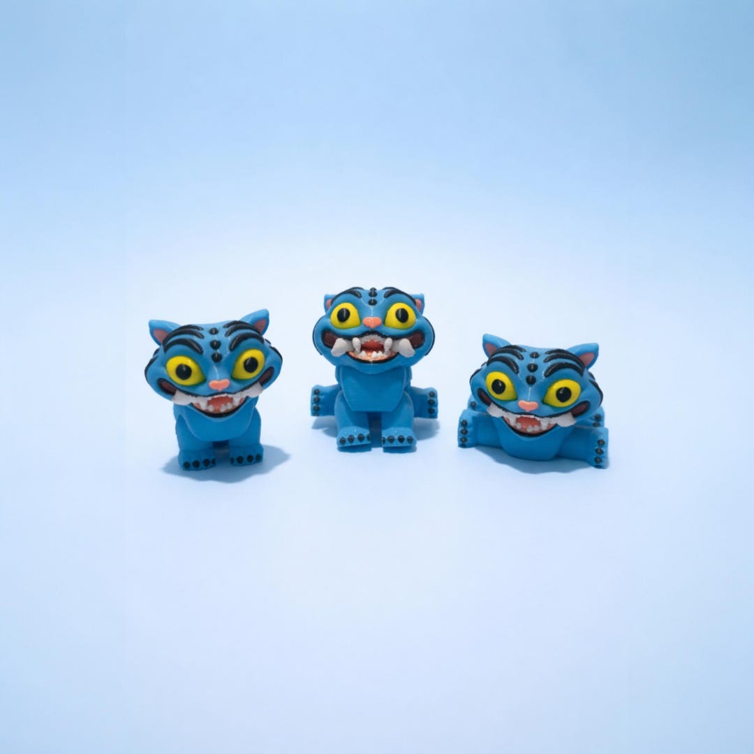 Derpie Tiger Figure – K-pop Demon Hunters | Articulated Legs & Tail ...
