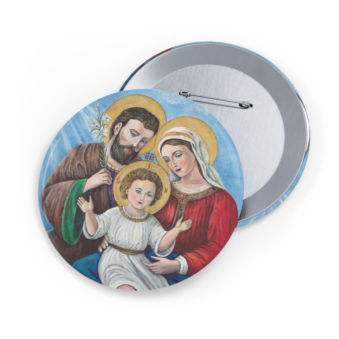 Holy Family Pin 10 Pcs: Spiritual Talisman, Protective Charm - Etsy