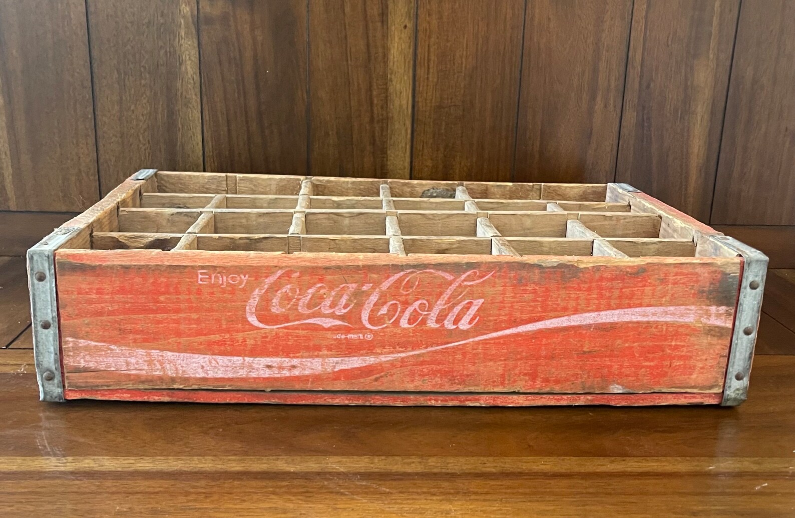 Red Coca Cola Crate Vintage Crate Shabby Chic Antique Rustic Decor - Etsy