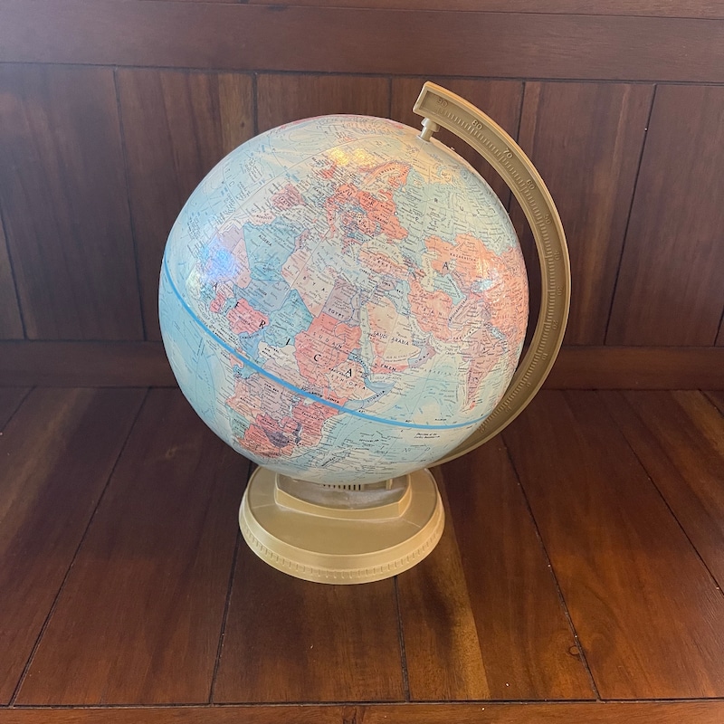 Vintage World Globe - Etsy