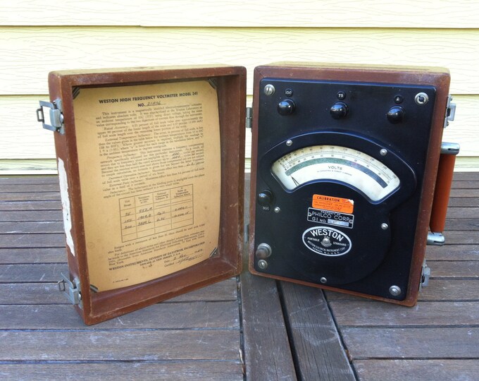 Weston High Frequency Voltmeter Model 341 - Etsy