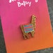 Llama Enamel Pin, Llama Art, Llama Jewelry, Llama Brooch, Llama Pin ...