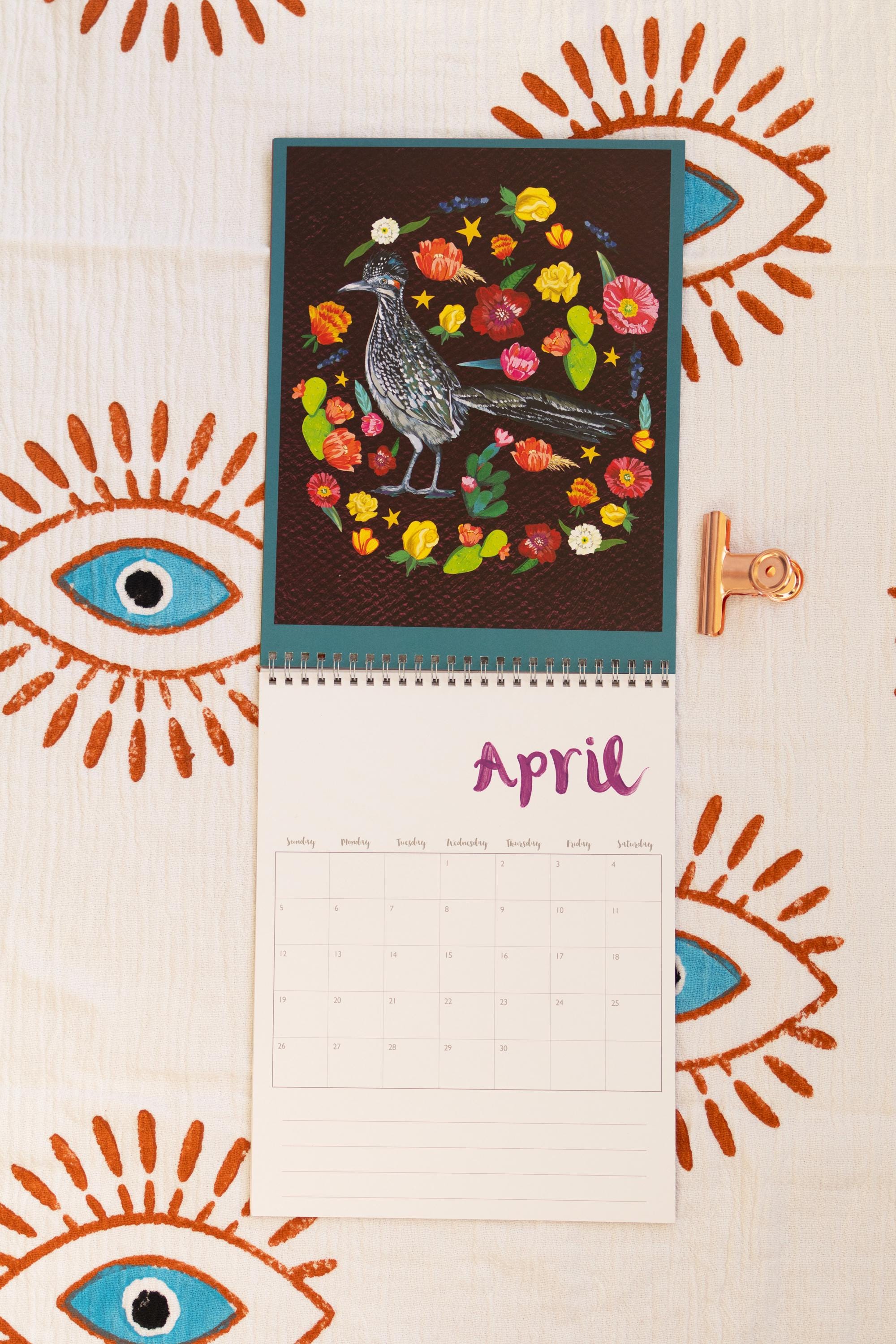 2026 Wild and Western Calendar - Western Animal Decor- Colorful ...