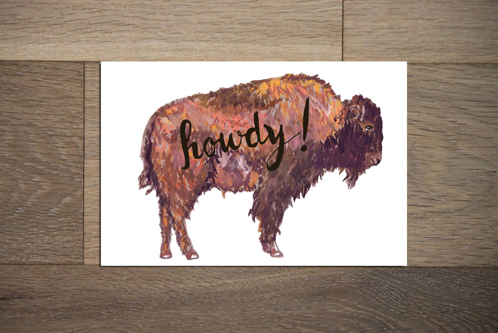 Buffalo Postcard Set - 8 Pack - Etsy