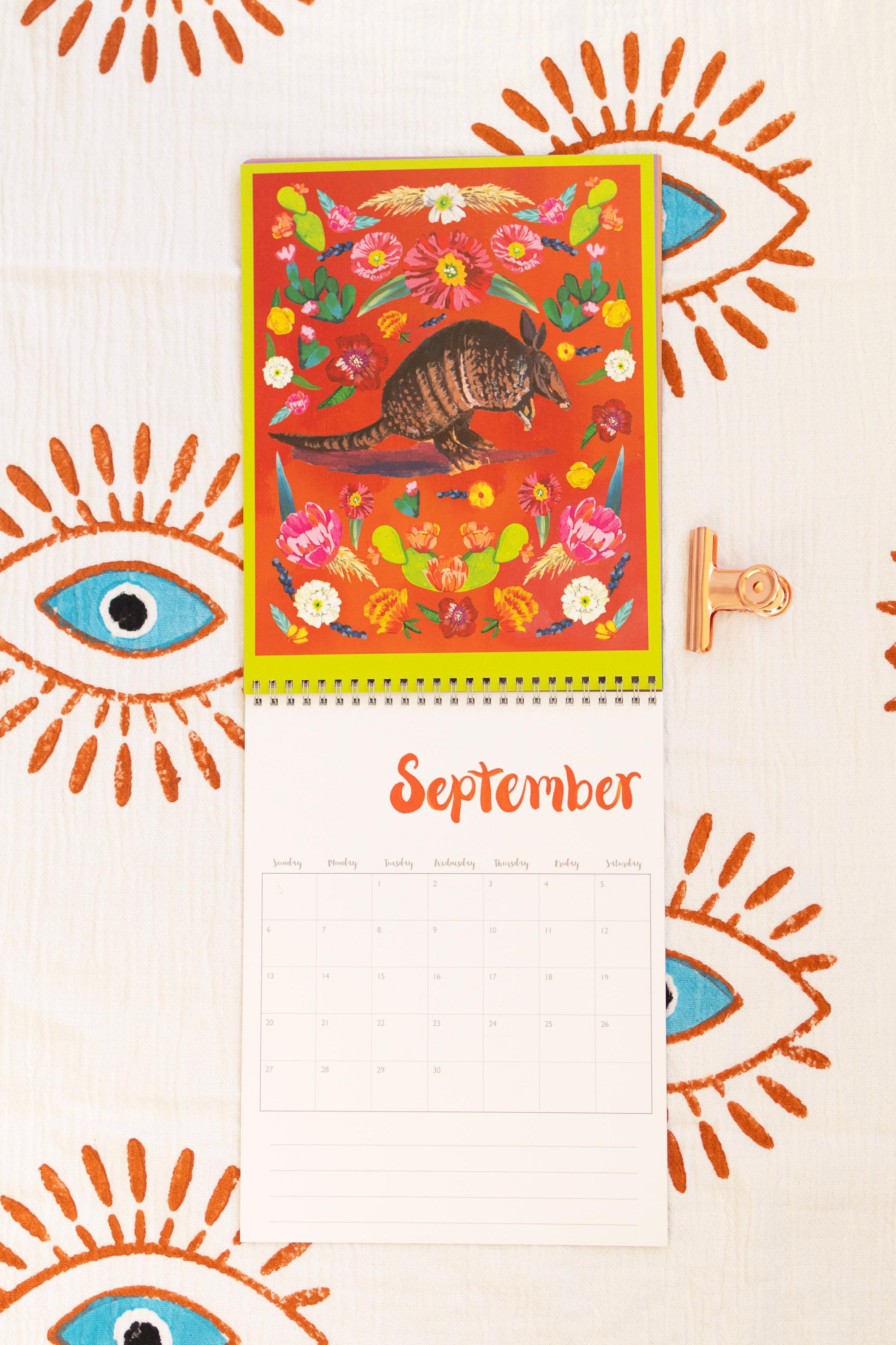 2026 Wild and Western Calendar - Western Animal Decor- Colorful ...