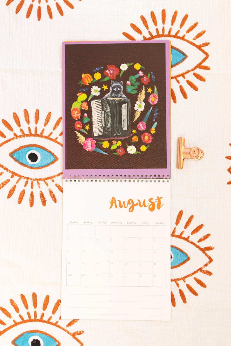 2026 Wild and Western Calendar - Western Animal Decor- Colorful ...