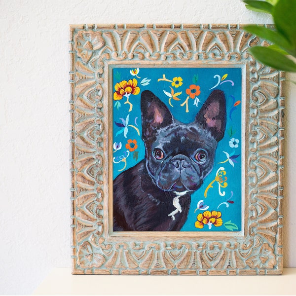 Bulldog Art - Etsy