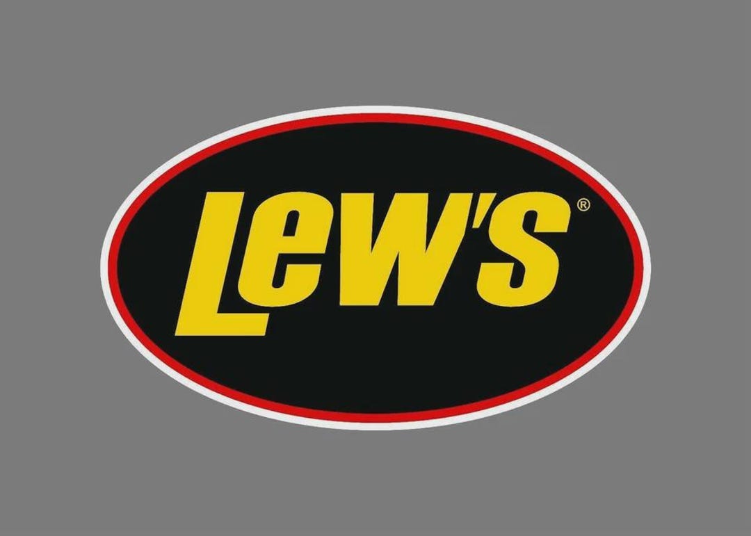 Lew's Fishing Car Window Vinyl Decal Graphic Boat Tackle Box Laptop ...