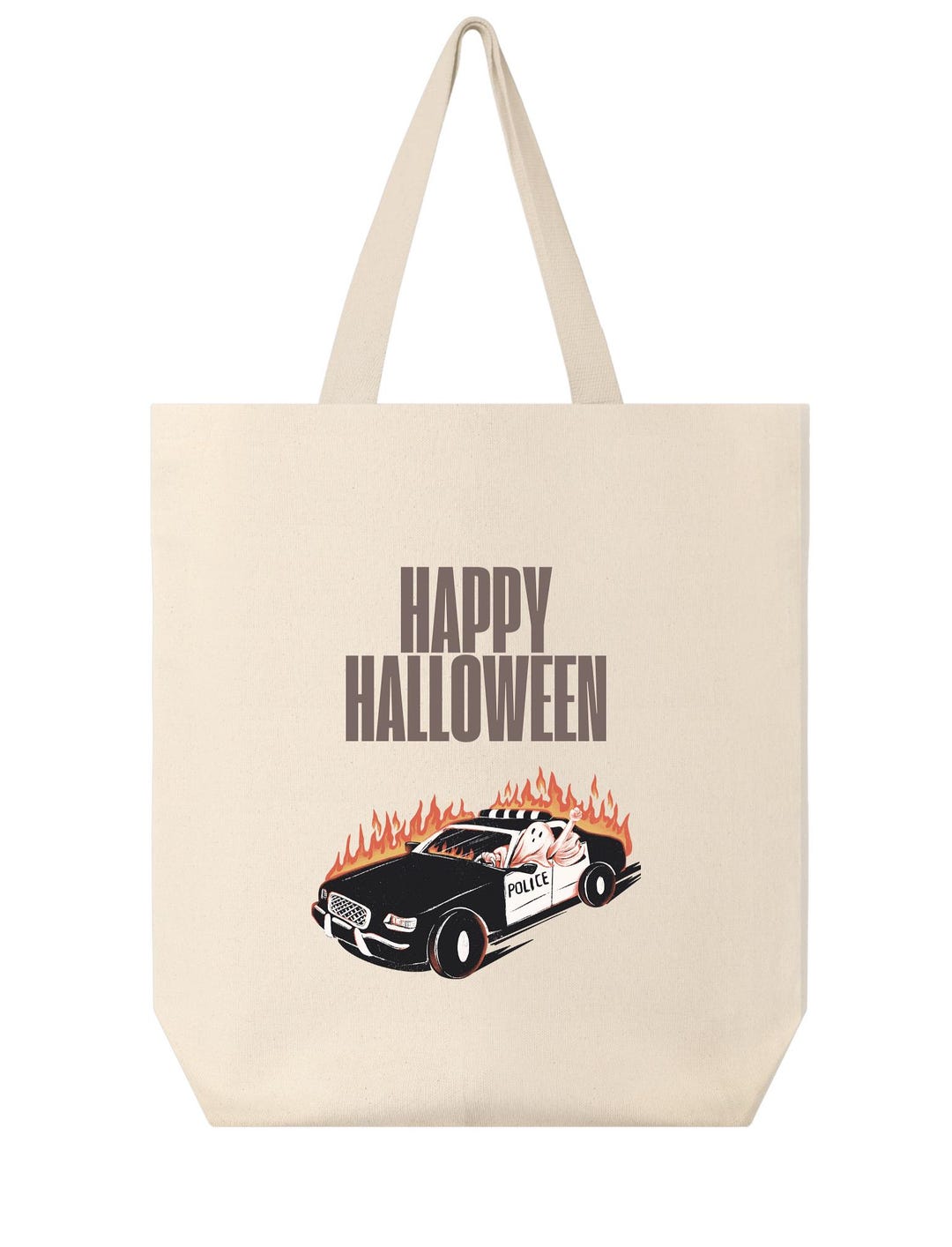 Halloween Spooky Ghost Police Car - Etsy