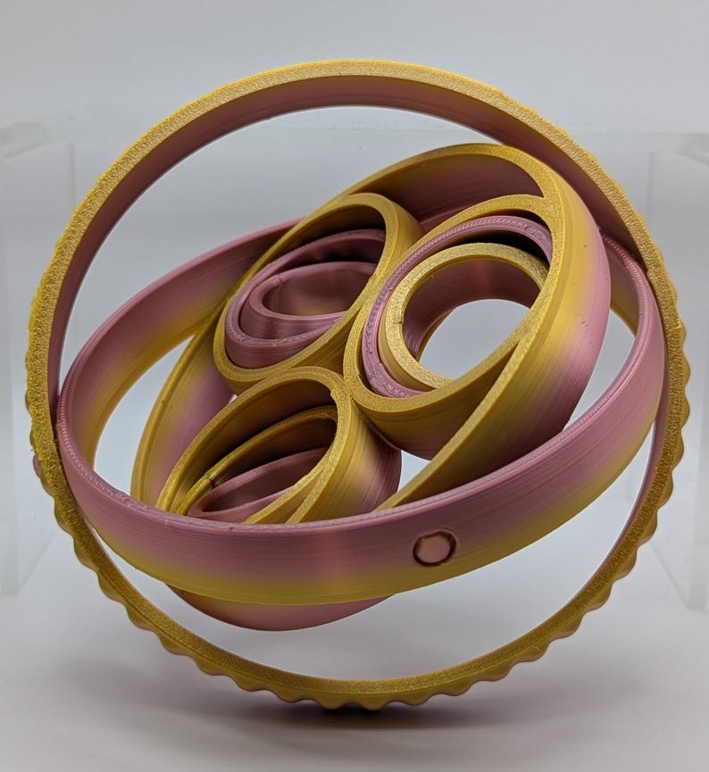 Fidget Spinner – Circular Tri-ring Anxiety Relief Toy | Stress Spinner ...