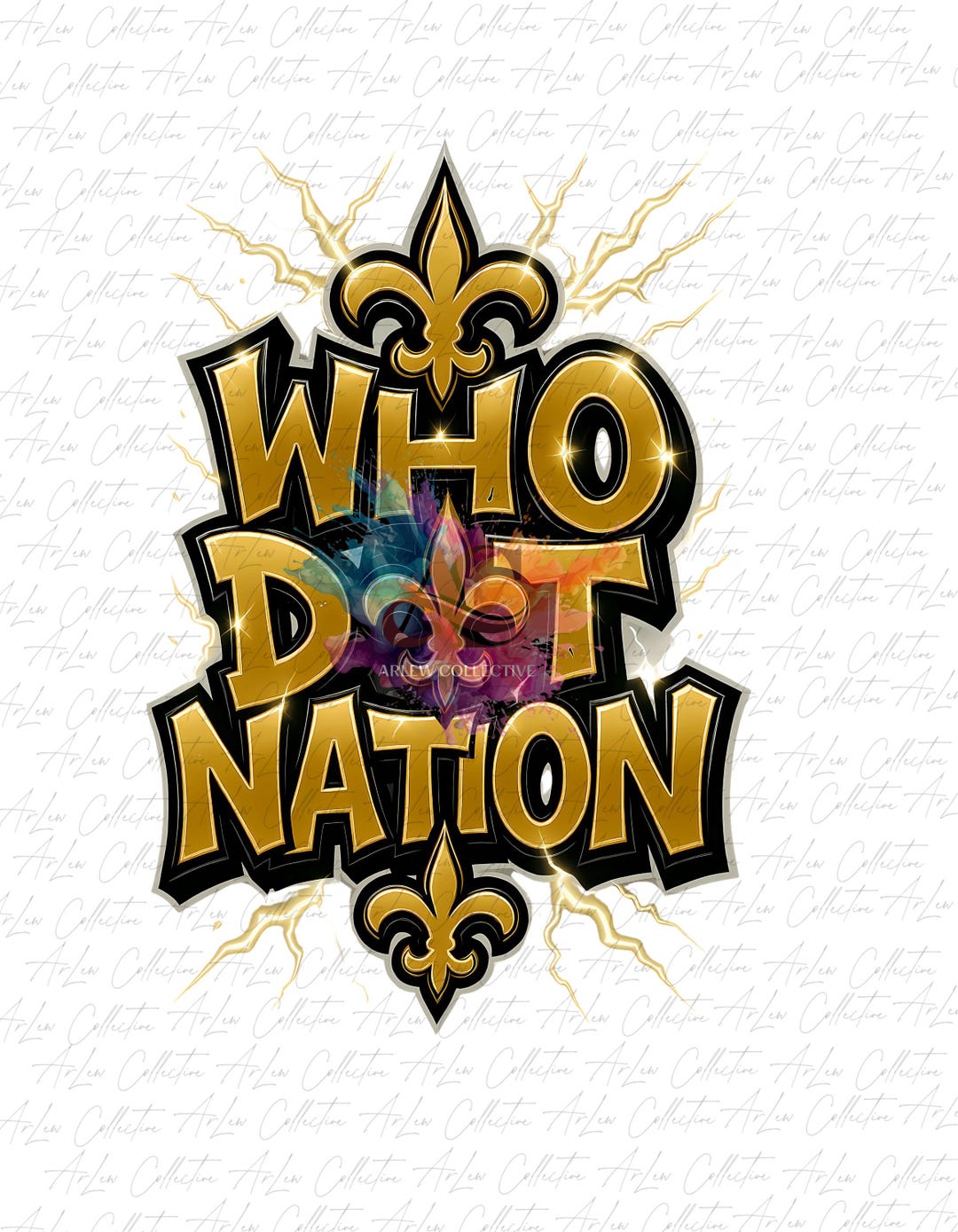 Who Dat Nation Graffiti Football Digital Art | Printable Sports Wall ...