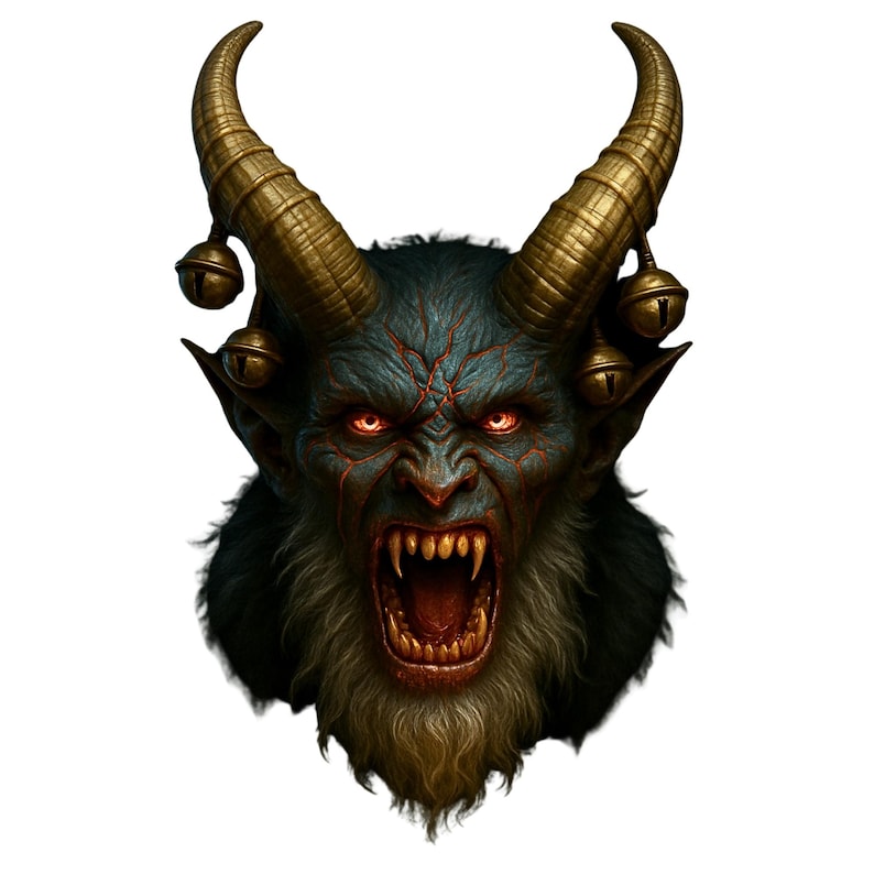 Krampus PNG | Horror Christmas Art | Gothic Holiday Demon Clipart ...