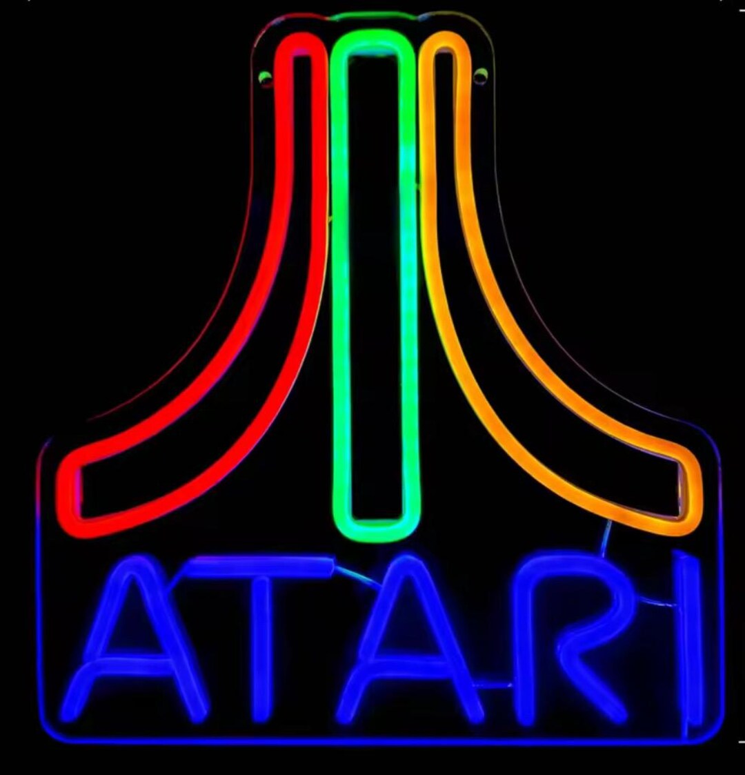 Atari Gaming Neon Sign - Etsy