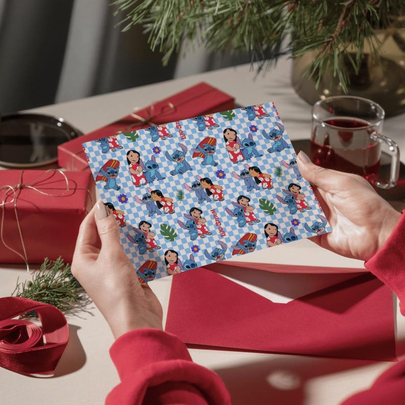 Lilo and Stitch Notebook Cover, Font & Digital Paper Bundle (digital ...