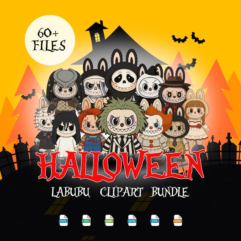 Labubu Paper Doll - Etsy