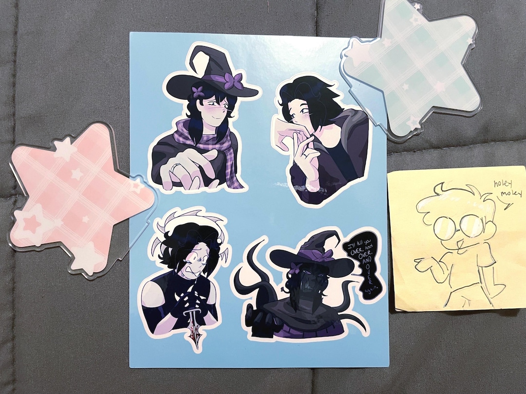 Forsaken Azuretime Sticker Sheet - Etsy