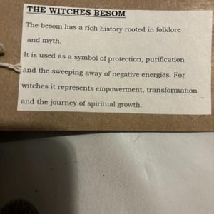 Witches Besom Made From Nature's Supplies - Etsy